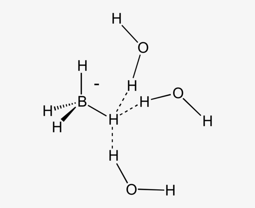 Датотека - Dihydrogenbondingbh4-h2o - Chemistry - Free Transparent PNG ...