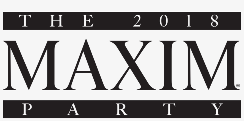 Maxim Party Logo 2018 - Maxim Magazine Png Logo - Free Transparent PNG ...