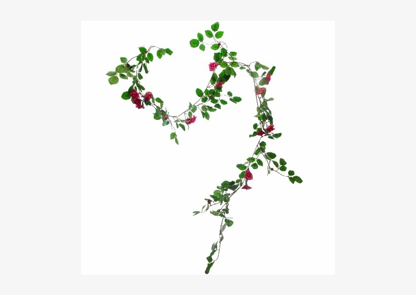 Hot Pink Mini Rose Garland - Wedding Reception - Free Transparent PNG ...
