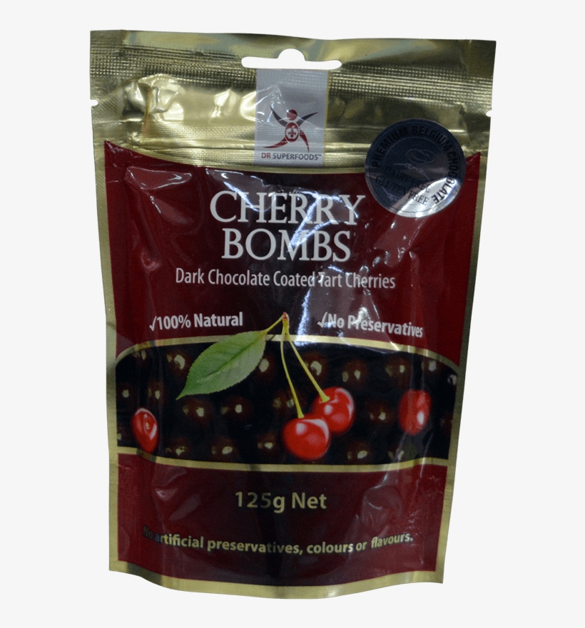 Cherry Bombs - Dr Superfoods Cherry Bombs Dark Choc Coated Tart ...