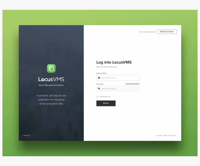 Vms Login Screen Create Account Cms Web Icons Text - Web Design - Free ...