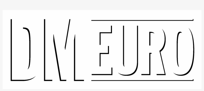 Dm Euro Logo Black And White - Free Transparent PNG Download - PNGkey