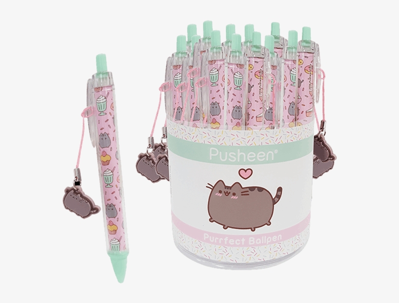1 Of - Pusheen Ballpoint Pen - Free Transparent PNG Download - PNGkey