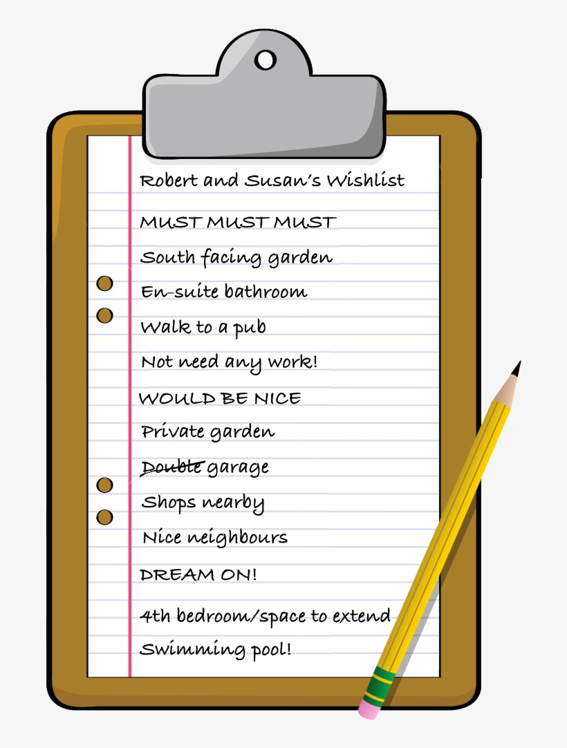 Wishlist - Cartoon Clipboard - Free Transparent PNG Download - PNGkey