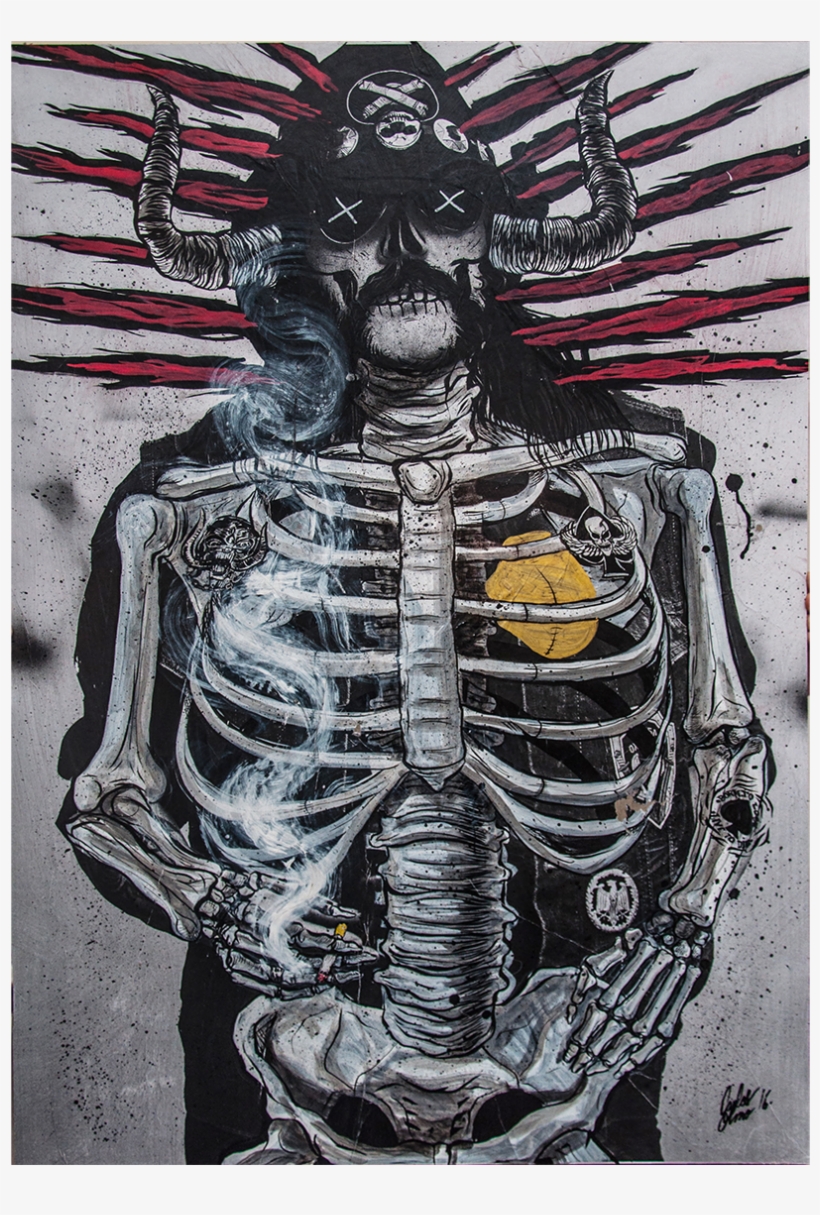 Lemmy Rock Icon 70 X 100 Cm - Drawing - Free Transparent PNG Download ...