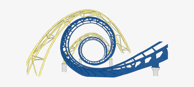 Small - Roller Coaster Track Clipart - Free Transparent PNG Download ...