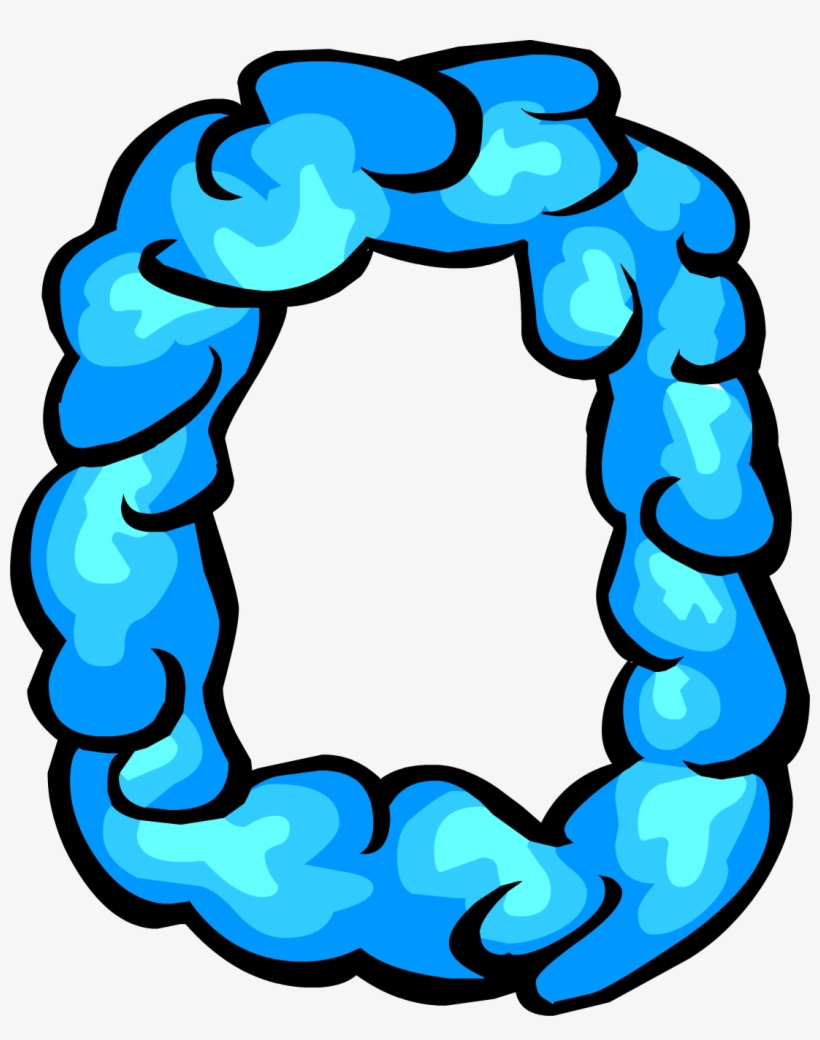 Blue Lei - Png - Club Penguin Lei - Free Transparent PNG Download - PNGkey