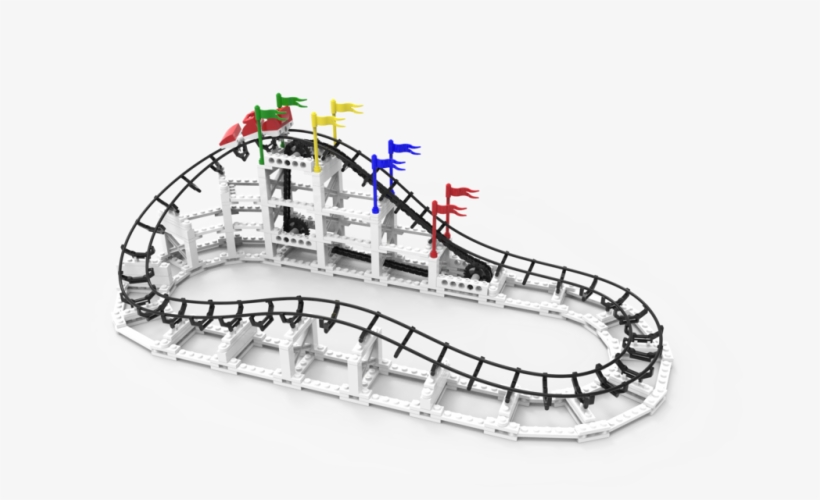 Cdx Blocks Little Dipper Roller Coaster - Free Transparent PNG Download ...