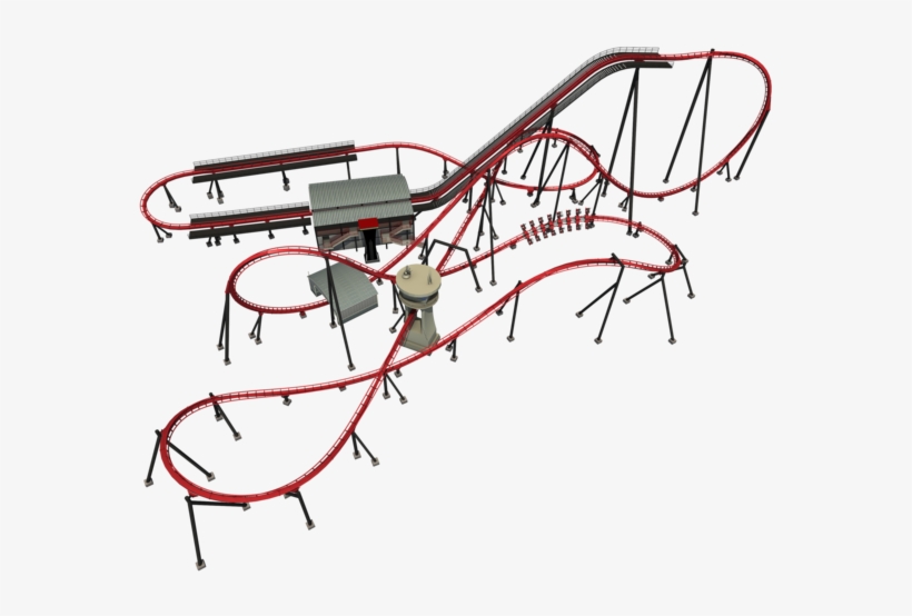 X-flight Track Layout - X Flight Six Flags Great America - Free ...