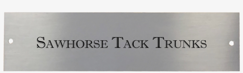 Engraved Trunk Nameplate - Label - Free Transparent PNG Download - PNGkey