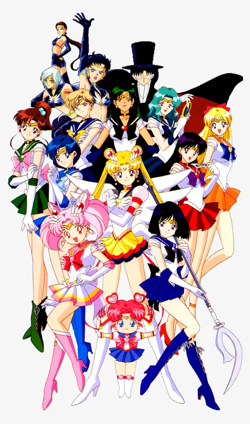 Sailor Moon All Girls - Free Transparent PNG Download - PNGkey