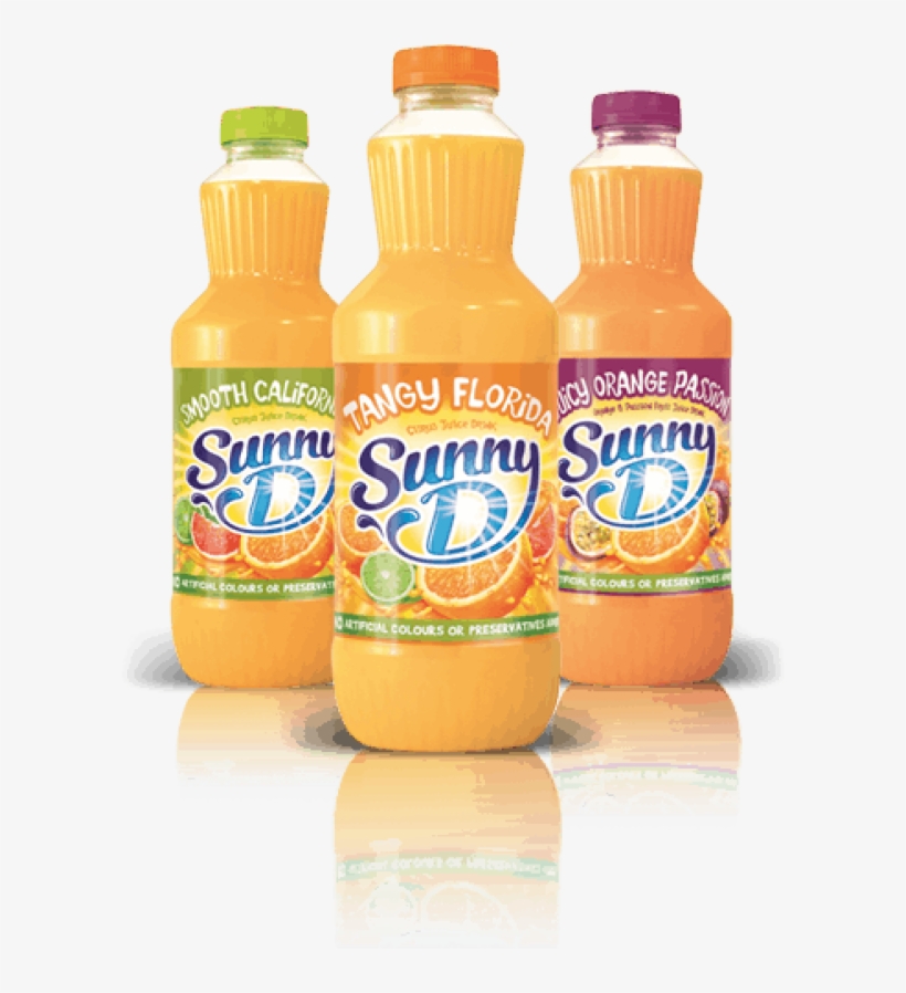 Sunny Delight Florida Citrus Juice Drink 1 Litre - Free Transparent PNG ...
