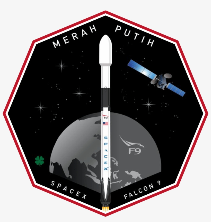Falcon 9 Merah Putih - Free Transparent PNG Download - PNGkey