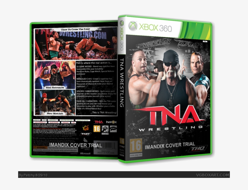 Tna Wrestling 2011 Box Art Cover - Tna Game Xbox One - Free Transparent ...