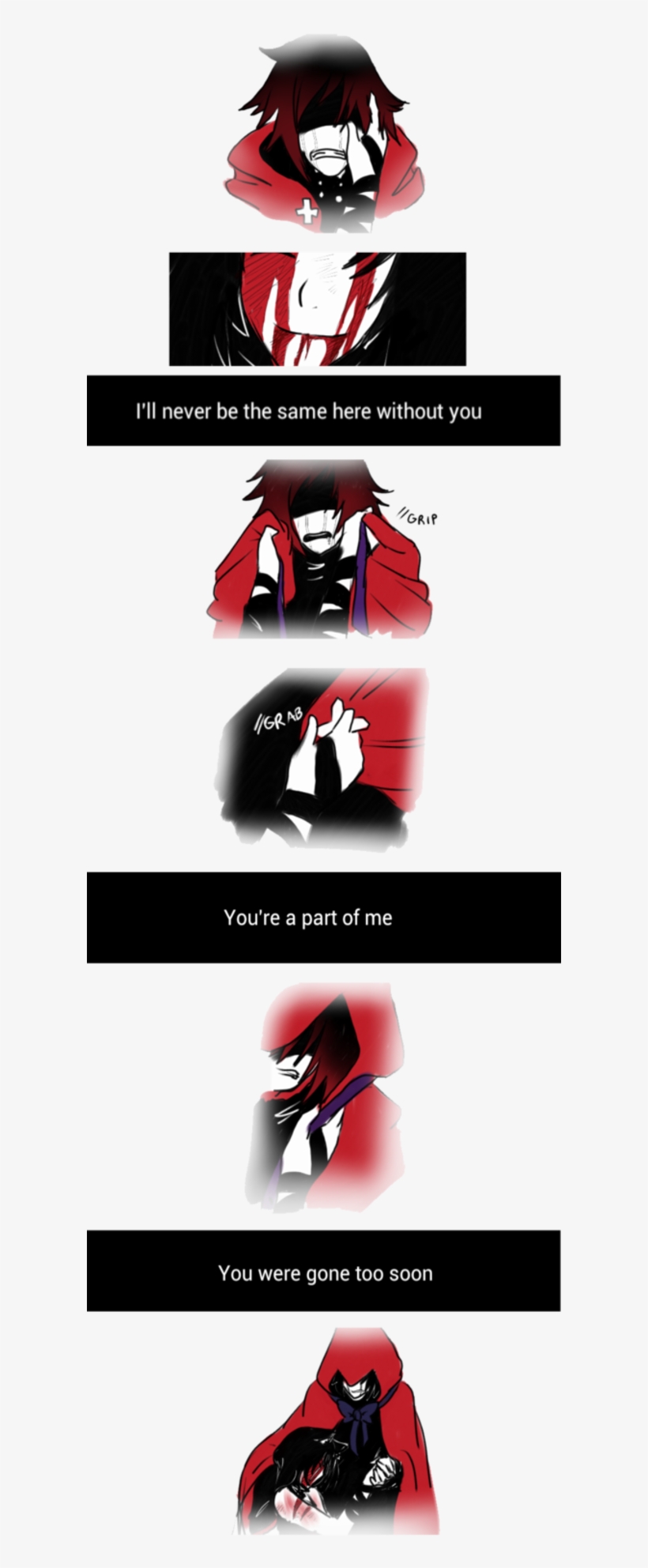 Team Rwby Sad Ruby - Free Transparent PNG Download - PNGkey