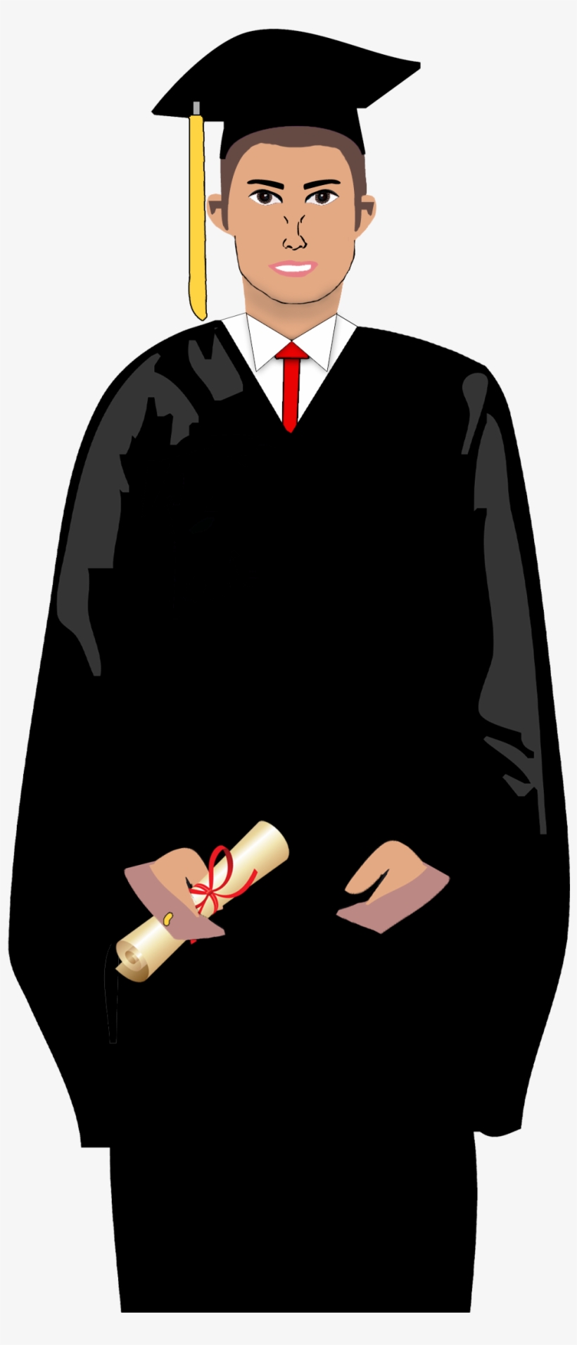 Graduation Ceremony Formal Wear - Free Transparent PNG Download - PNGkey