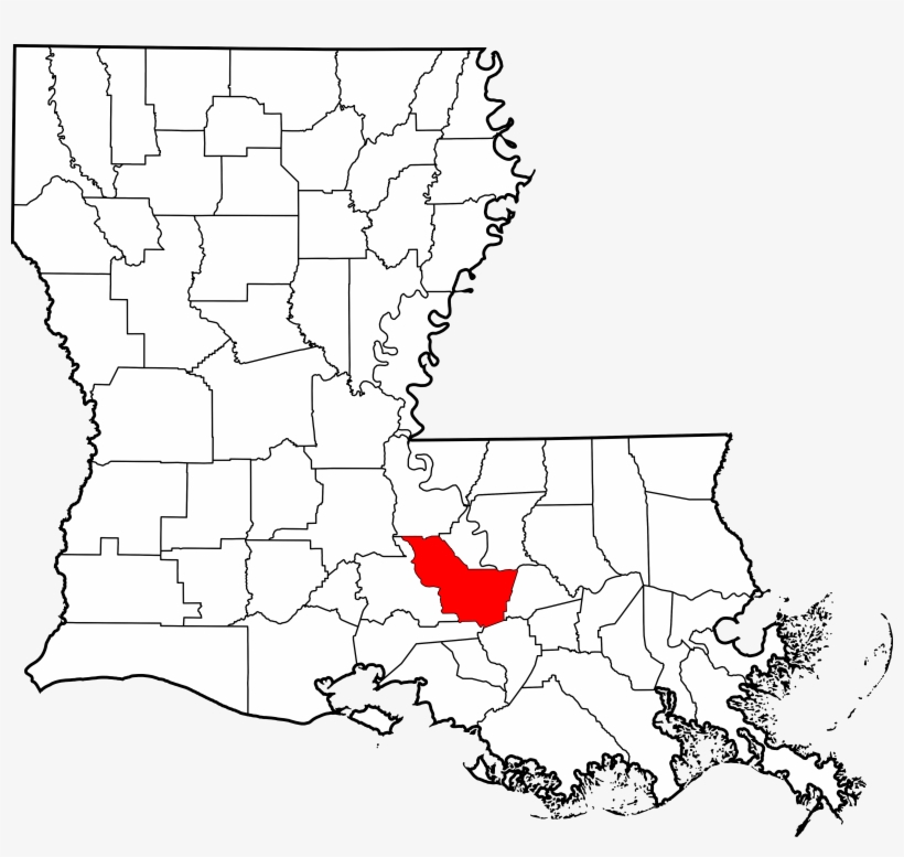 5018px-map Of Louisiana Highlighting Iberville Parish - St Tammany ...