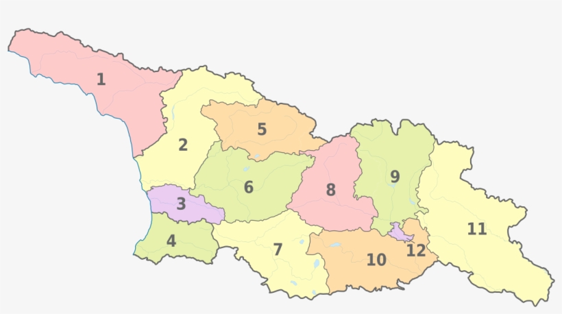 Map Of Georgia - Free Transparent PNG Download - PNGkey