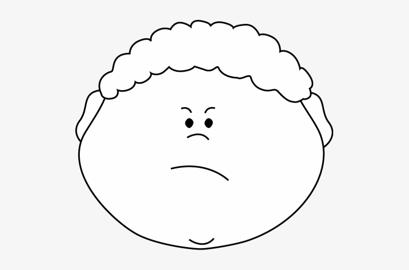 Emotions Clip Art - Sad Emotions Clipart Black And White - Free ...