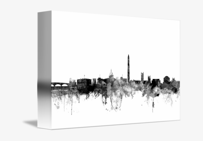 Washington Dc Skyline Png Graphic Royalty Free Stock - Giclee Print ...