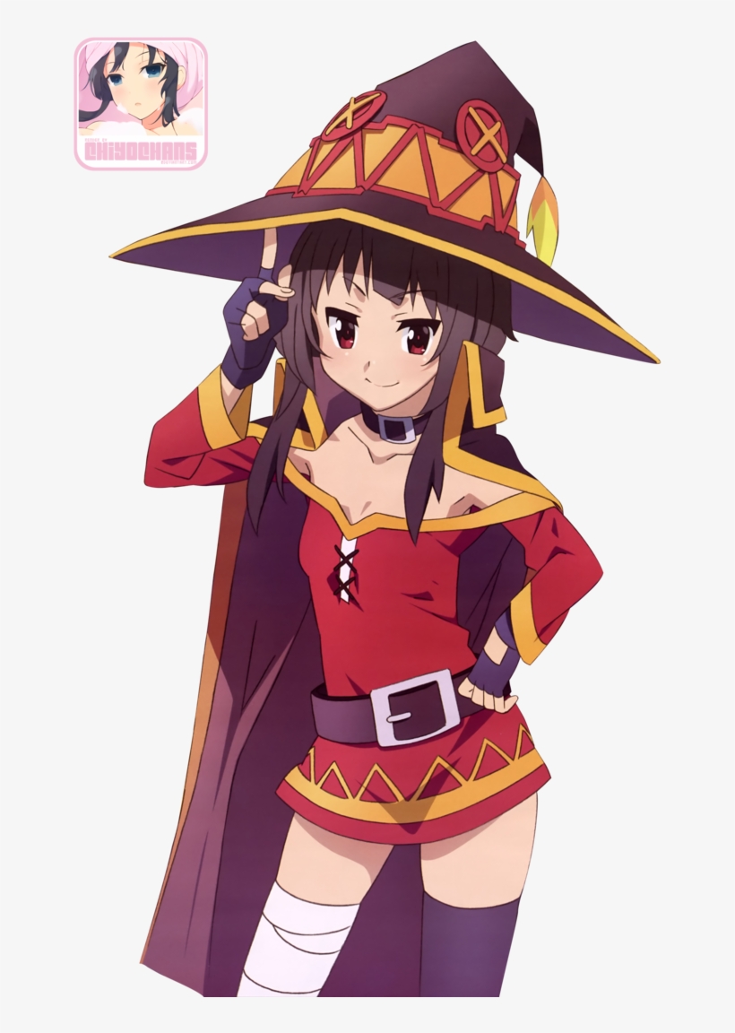 Megumin Png - Konosuba Poster - Free Transparent PNG Download - PNGkey
