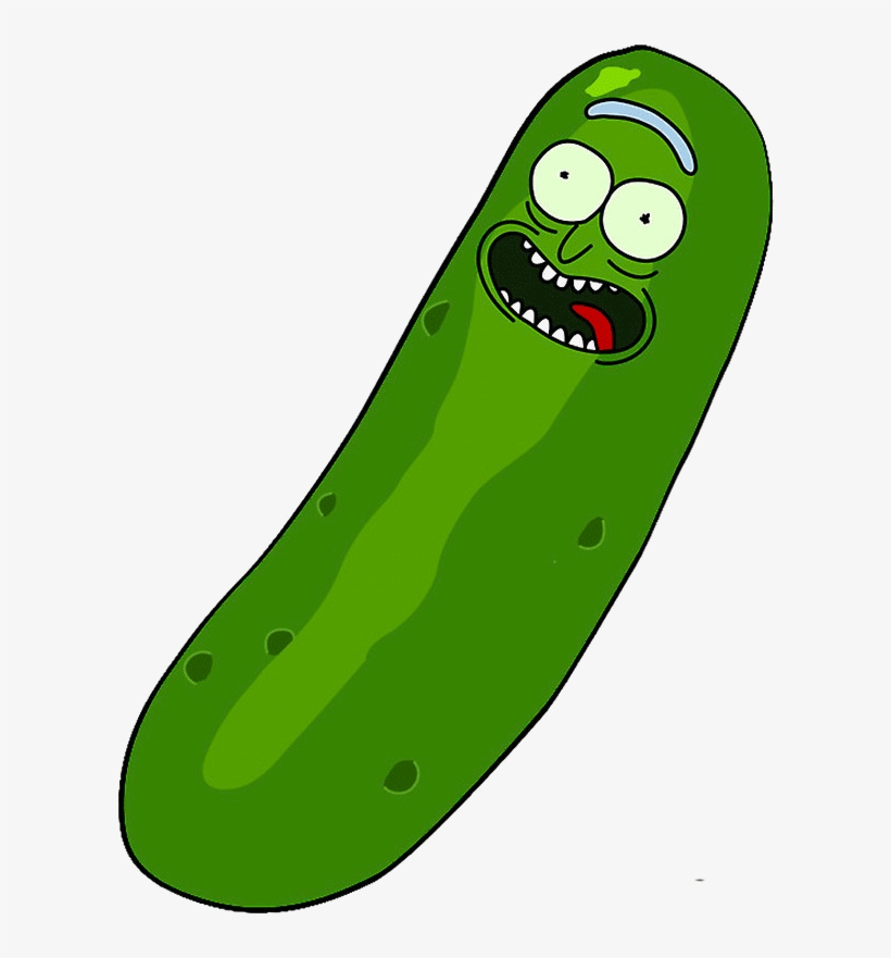 Pickle Rick From Rick And Morty Clipart - Pickle Rick Drawing Easy ...