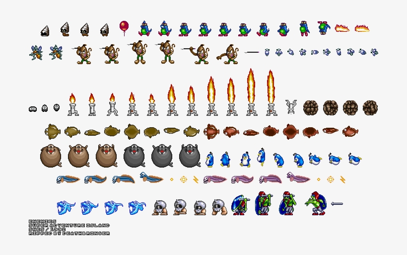Enemies - Super Adventure Island Enemies - Free Transparent PNG ...