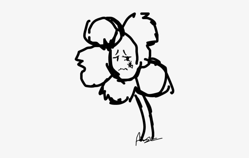 Fell Flowey - Flowey - Free Transparent PNG Download - PNGkey