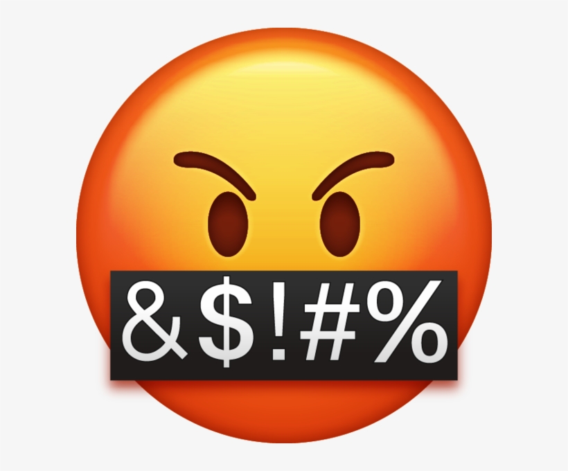 Emoji Swearing Free Transparent PNG Download PNGkey