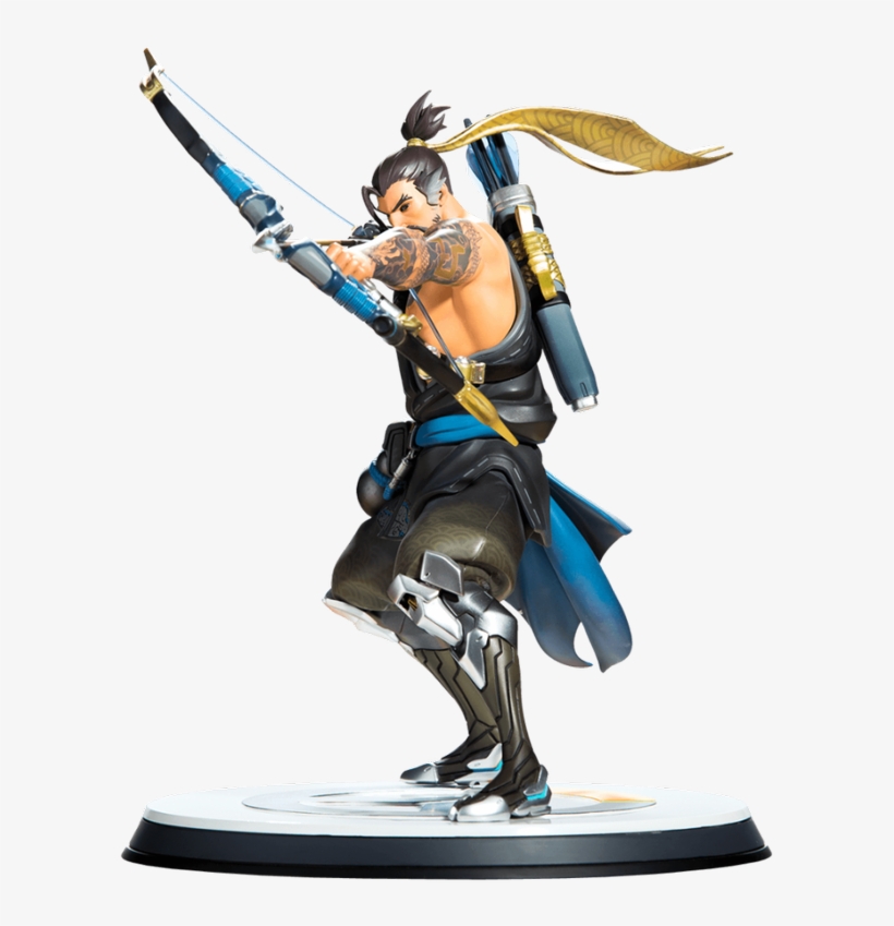 Overwatch Premium Statues - Hanzo Statue - Free Transparent PNG ...