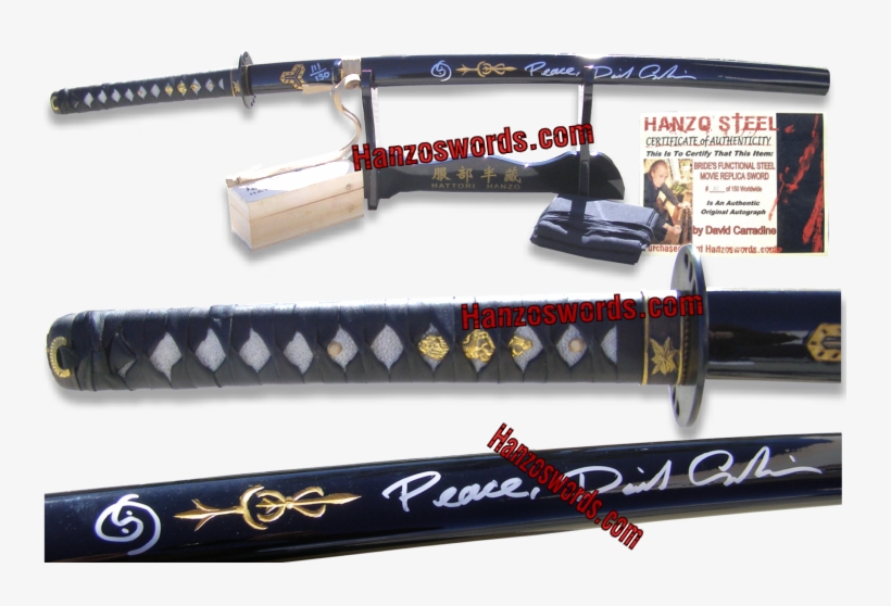 This Is A Forged Functional Steel Replica Sword Autographed - Explosive ...