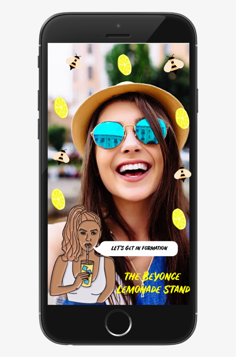 Bees For Bey Snapchat-01 - Iphone - Free Transparent PNG Download - PNGkey
