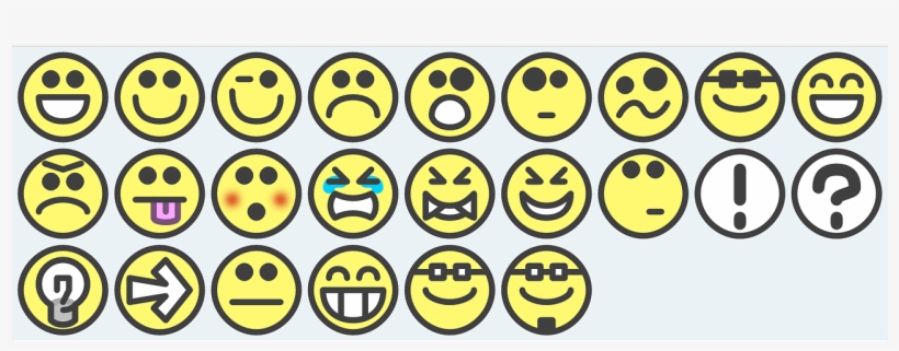 Annoying Symbol Or Emerging Language - Smiley Face - Free Transparent ...