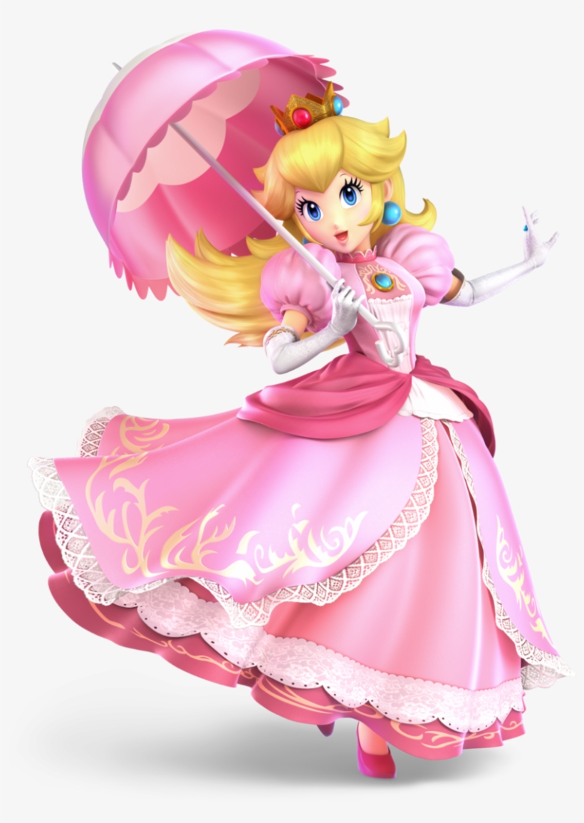 1062px-peach Ssbu - Super Smash Bros Ultimate Peach - Free Transparent ...