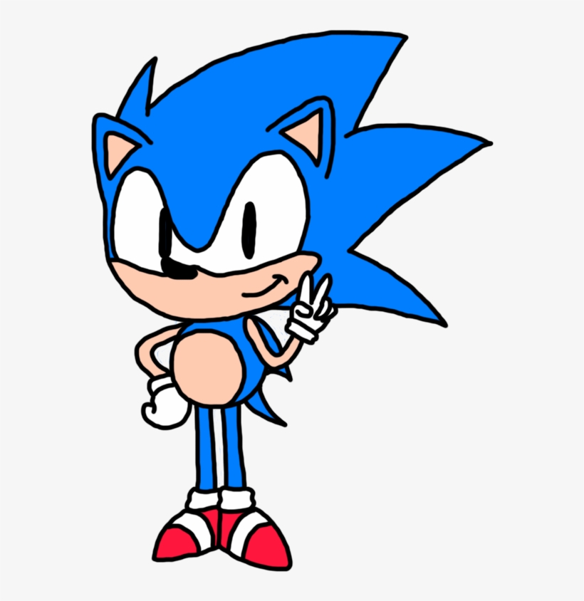 Classic Sonic - Character - Free Transparent PNG Download - PNGkey