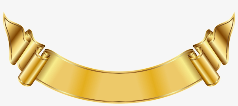Gold Banners Png - Free Transparent PNG Download - PNGkey