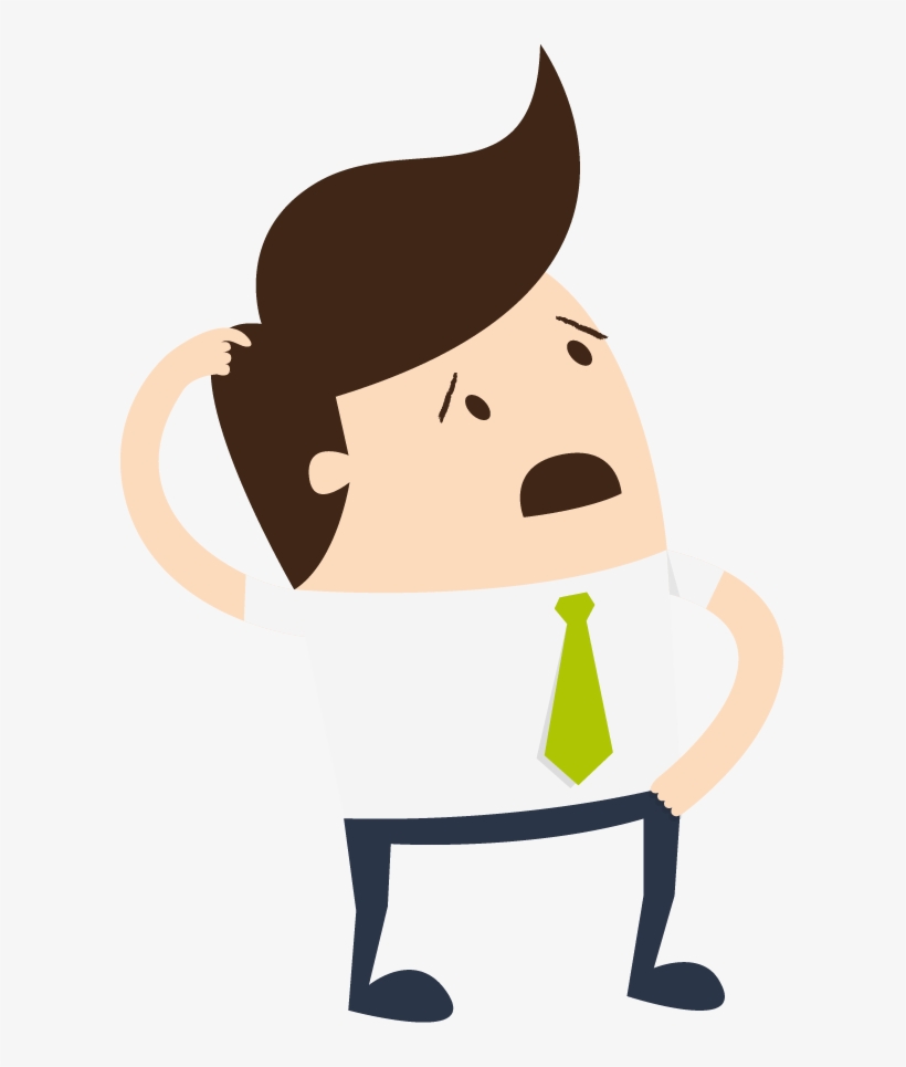 Confused Cartoon Character Png