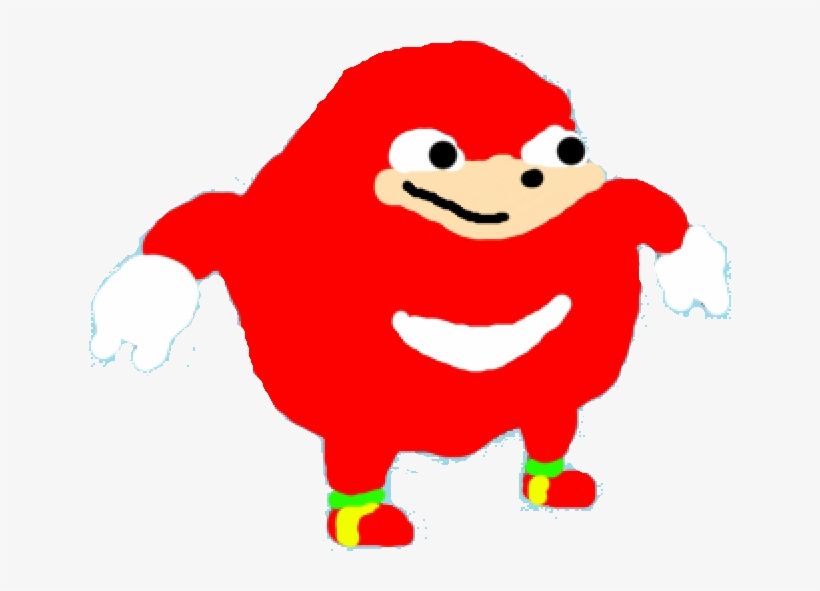 38kib, 642x511, Ugandan Knuckles - Cartoon - Free Transparent PNG ...