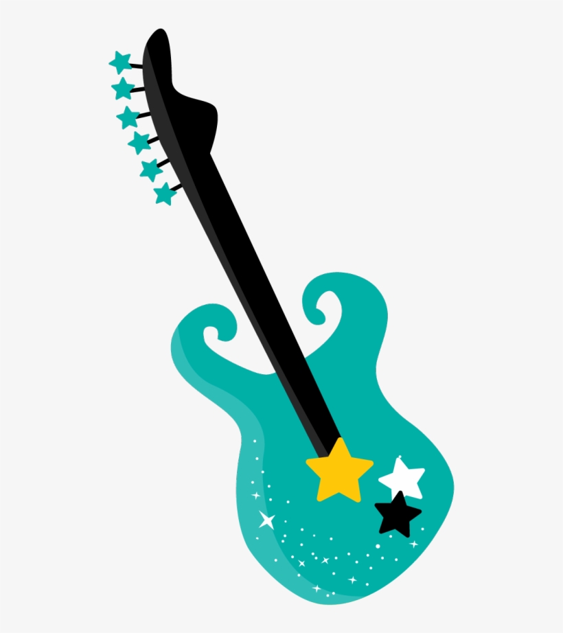 Rock Guitar Star Clipart