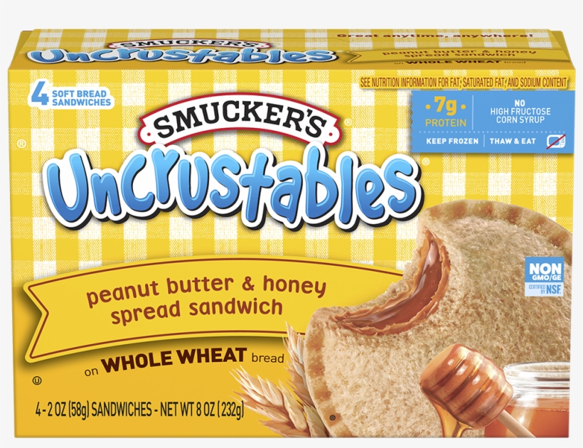 Uncrustables Honey Spread On - Smuckers Uncrustables Honey - Free ...