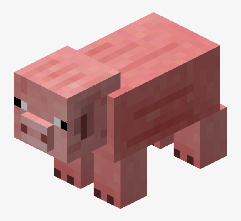 Minecraft Clipart Minecraft Pickaxe - Minecraft Pig Jpg - Free ...