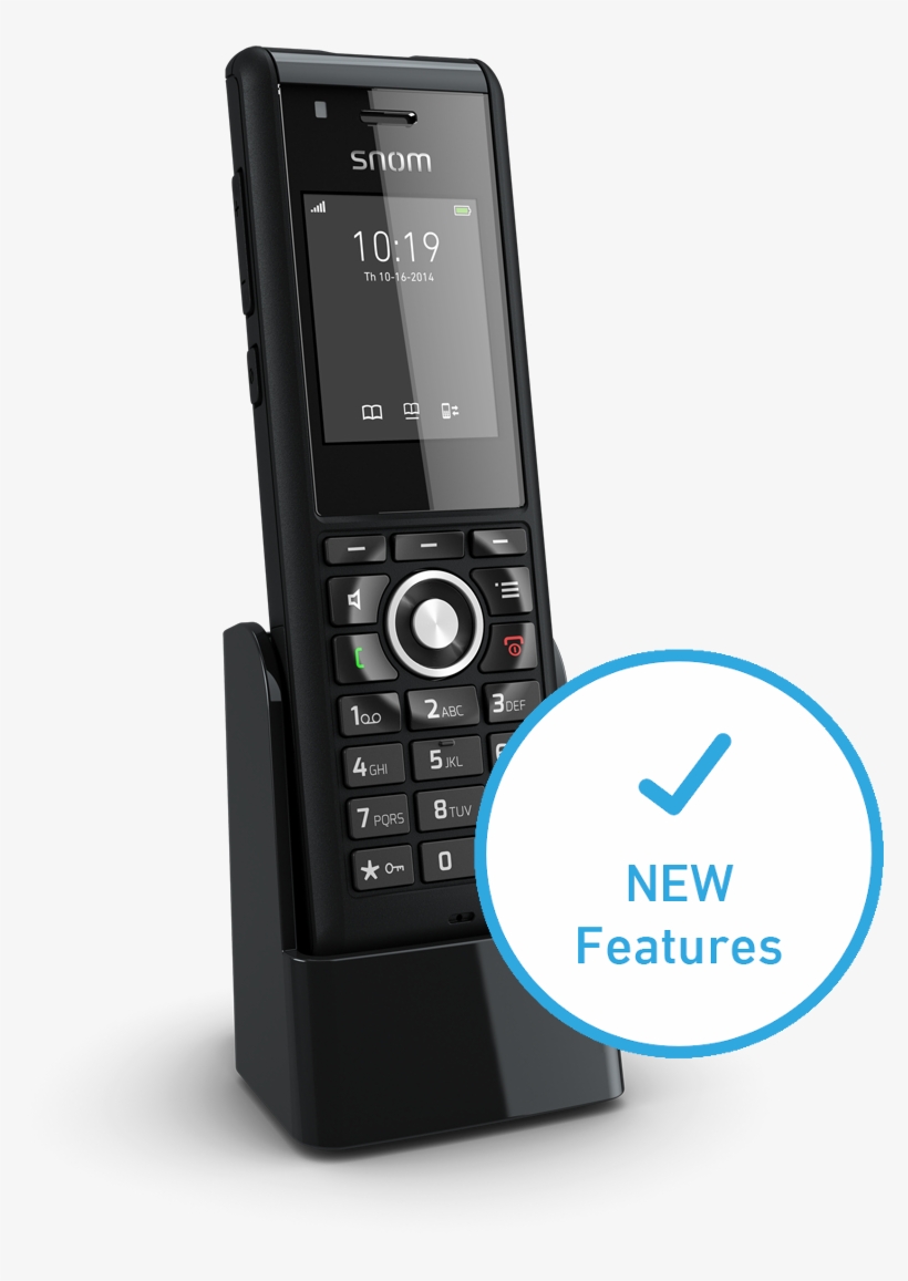 Snom M85 With Cradle Perspective Idle Alpha 1080px - Free Transparent ...