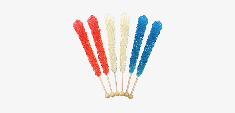 Usa Rock Red, White & Blue Rock Candy Crystal Sticks - Rock Candy ...