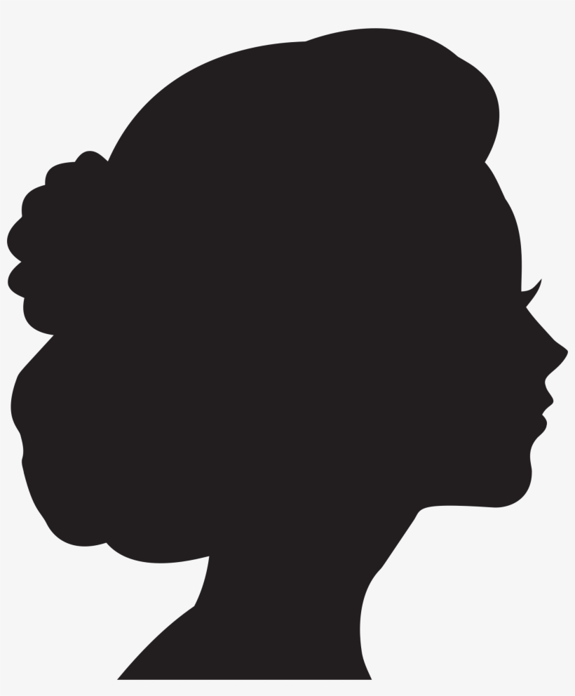 Head Silhouette Png - Female Silhouette Head Png - Free Transparent PNG ...