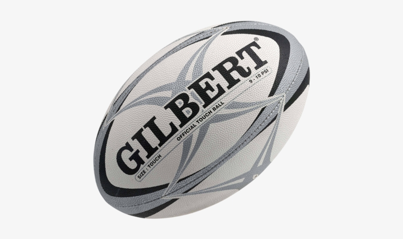 Gilbert Team Touch Rugby Ball - Gilbert Rugby Ball - Free Transparent ...