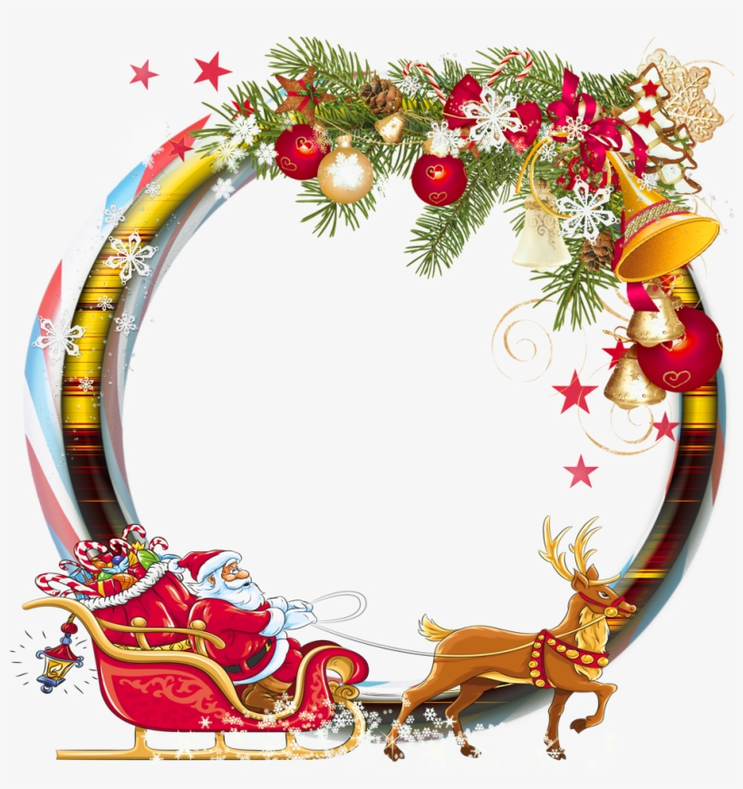Christmas Border Png Transparent Image - Cadre Noel Clipart - Free ...