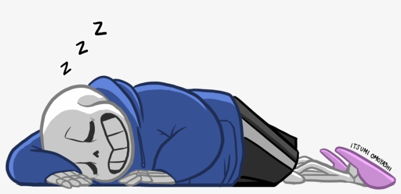 Transparent Sleeping Sans By Ltsumi-d9s97qf - Undertale Sans Sleeping ...