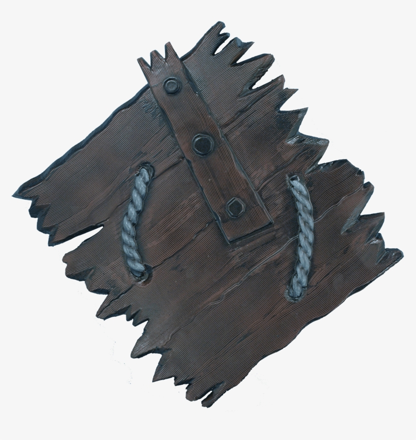 Wooden Larp Ork Shield - Armor Venue - Wooden Larp Ork Foam Shield ...