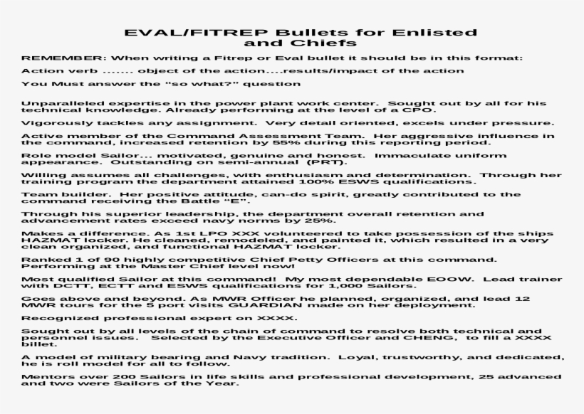 Writing A Better Fitrep June 12 2009 Rh Docslide - Free Transparent PNG ...