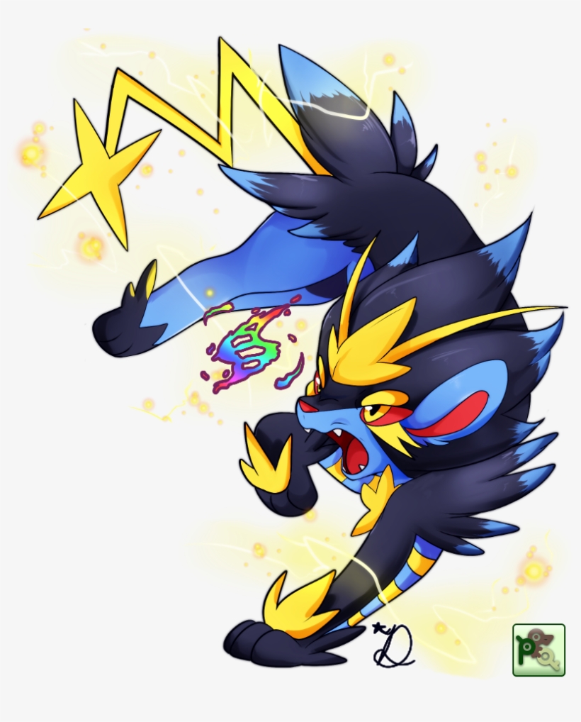 8 May - Mega Luxray - Free Transparent PNG Download - PNGkey